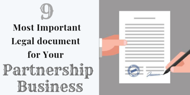 9 Legal Documents required for Business Partnerships | Zegal