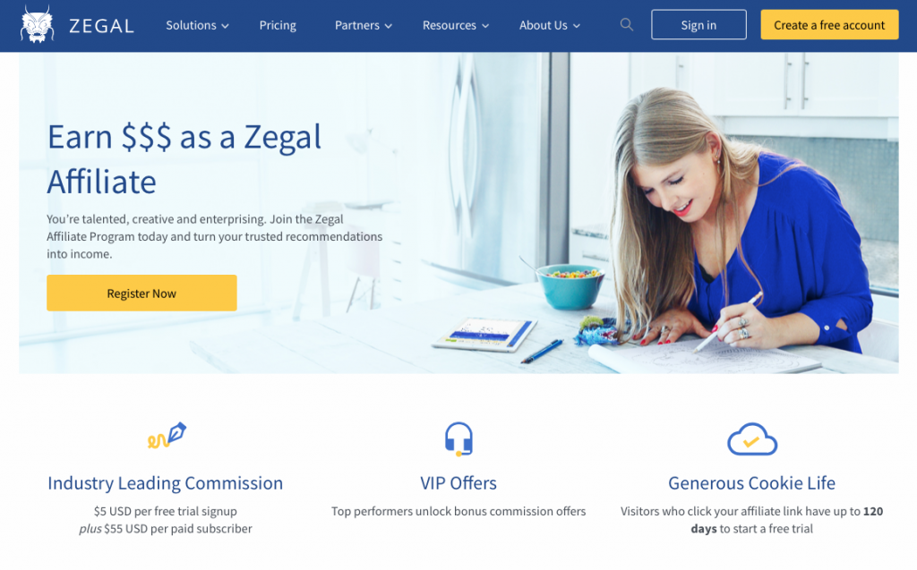 Zegal's Affiliate Marketing Programme | Zegal